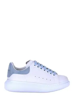 Alexander McQueen Leather Sneakers - Blue
