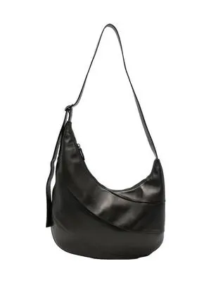 Hereu Leather Shoulder Bag - Black