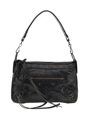 Balenciaga Le City Moto Mini Handbag - Black