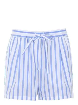 Dolce & Gabbana Striped Poplin Shorts - Blue