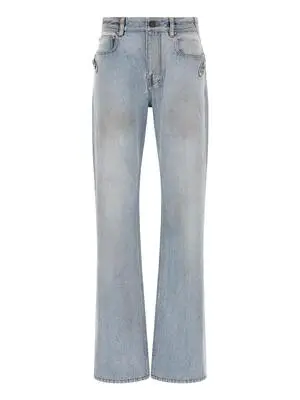 Balenciaga City Cotton Denim Jeans - Blue