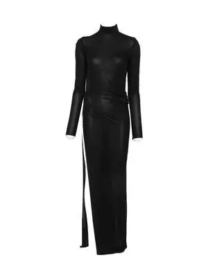 Gucci Turtleneck Long Sleeve Maxi Dress - Multicolor