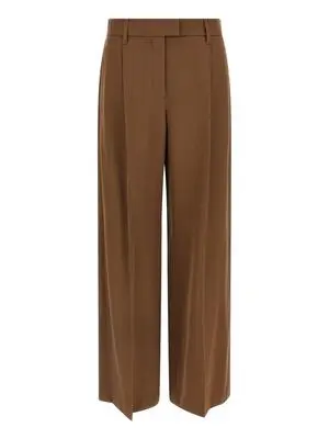 BRUNELLO CUCINELLI BRUNELLO CUCINELLI Virgin Wool And Viscose Blend Wide Leg Pants