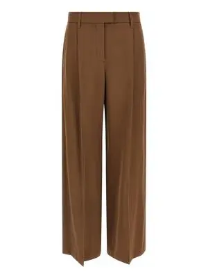 BRUNELLO CUCINELLI BRUNELLO CUCINELLI Virgin Wool And Viscose Blend Wide Leg Pants