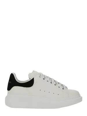 Alexander McQueen Calf Leather Sneakers - White