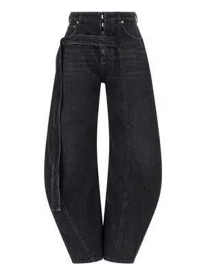 JEAN PAUL GAULTIER Low Waist Jeans - Black