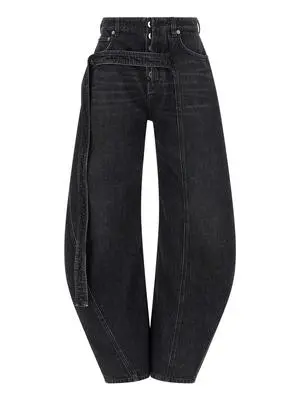 JEAN PAUL GAULTIER Low Waist Jeans - Black