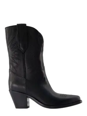 GOLDEN GOOSE Wish Star Leather Boots - Multicolor