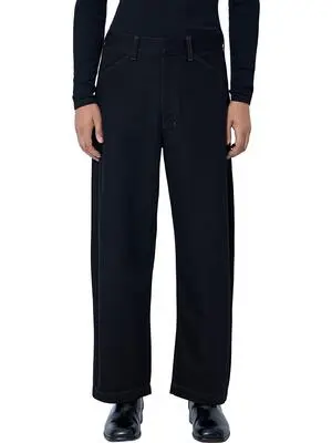 LEMAIRE Maxi Workwear Pants - Black