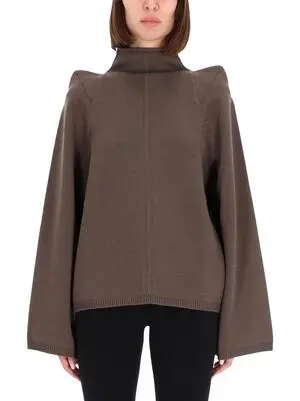 Rick Owens Wool Top Sweater - Gray