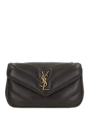 Saint Laurent Saint Laurent Women Loulou Mini Leather Crossbody Bag Multicolor