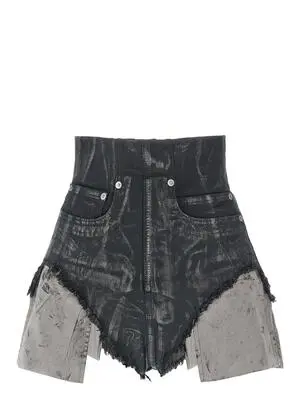 Rick Owens Dirt Cutoffs' Shorts - Brown