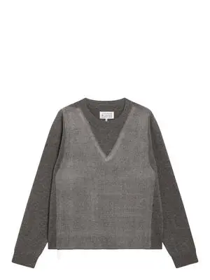 MAISON MARGIELA Lambswool Sweater - Cream