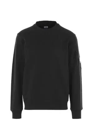 C.P. COMPANY Logo Cotton Crewneck Sweatshirt - Multicolor