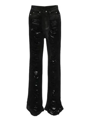 Rick Owens Denim Bootcut Jeans - Black