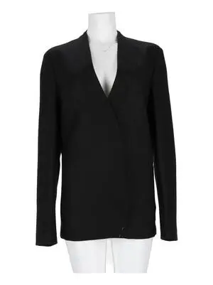 MAISON MARGIELA Plain Virgin Wool Jacket - Black