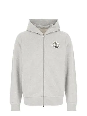 Moncler Zip-up Hooded Sweatshirt - Multicolor