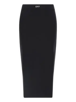Off-White Logo Skirt - Black