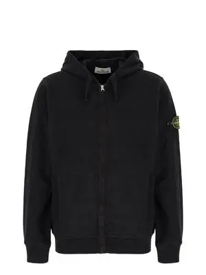 Stone Island Cotton Zip Up Hoodie - Multicolor