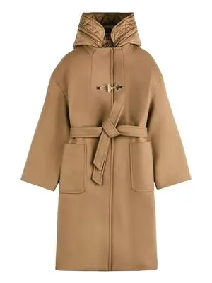 FAY Wool And Cashmere Long Coat - Multicolor