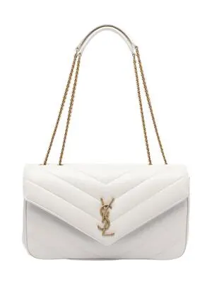 Saint Laurent Saint Laurent Women Loulou Shoulder Bag White