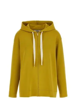 Max Mara Max Mara Logo Hoodie Yellow