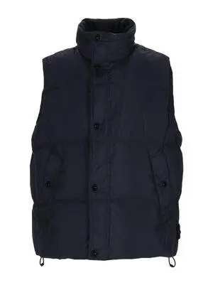 Stone Island Padded Quilted Vest - Blue