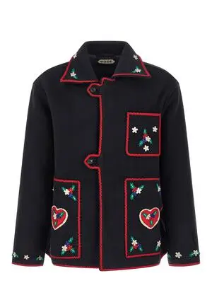 BODE Carroll Wool Jacket - Blue