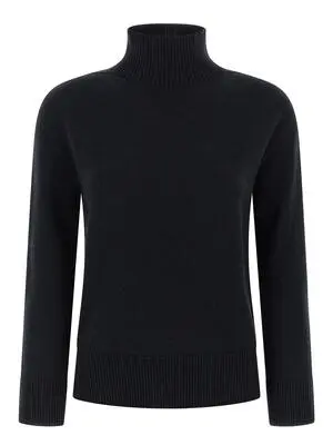Max Mara Quercia' Turtleneck Sweater - Blue