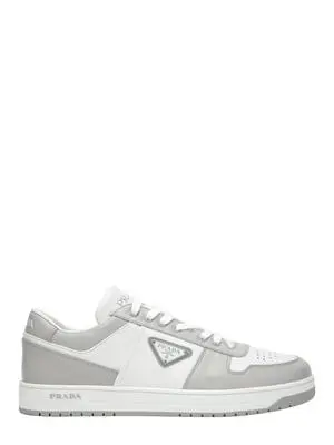 Prada Leather Downtown Sneakers - White
