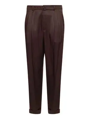 Saint Laurent Duchesse Silk Satin Slim-fit Trousers - Multicolor