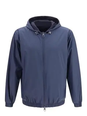 Loro Piana Windmate Hooded Bomber - Blue