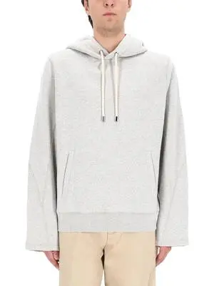 LANVIN Sweatshirt With Logo - Gray