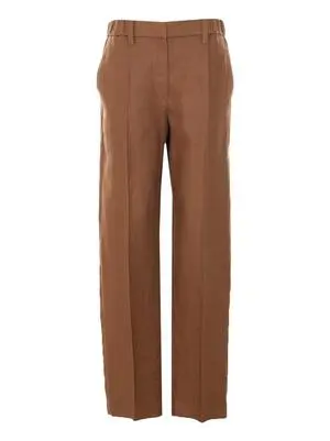 Brunello Cucinelli Straight-leg Trousers - Brown