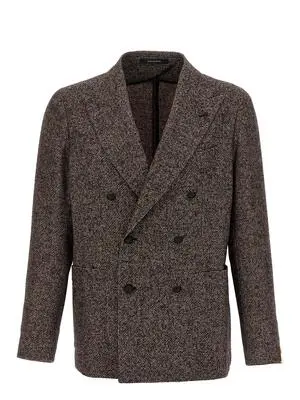 Tagliatore Exclusive Garment' Line Blazer - Brown