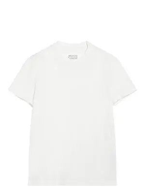 MAISON MARGIELA Double-layer Cotton T-shirt - White