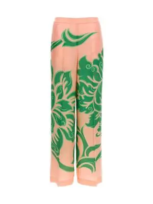Etro Silk Pants - Pink