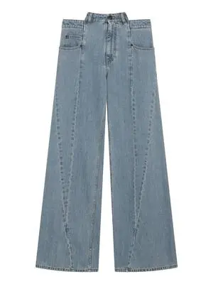 MAISON MARGIELA Stonewashed Straight-leg Denim Jeans - Blue