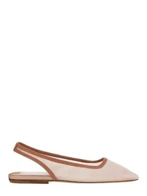 Dries Van Noten Fabric Slingback Shoes - Pink