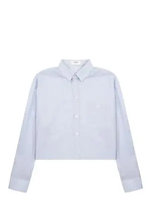 Celine Cropped Shirt - Multicolor