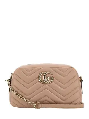 Gucci Nappa Leather Cross Body Bag - Pink