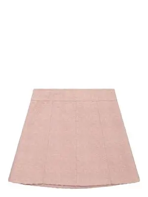 Celine Wool Miniskirt - Pink