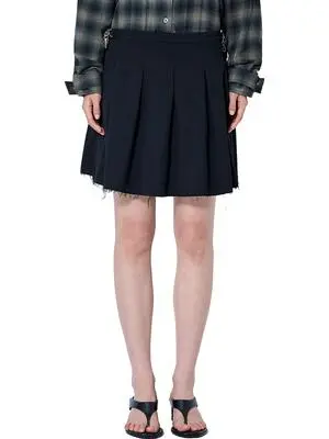 Our Legacy Wool Mini Skirt - Black