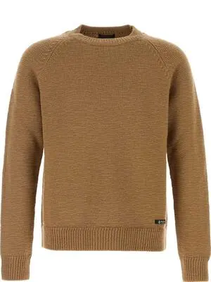 Prada Biscuit Wool Sweater - Brown