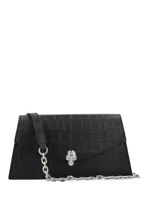 Alexander McQueen Borsa Skull Mini - Black