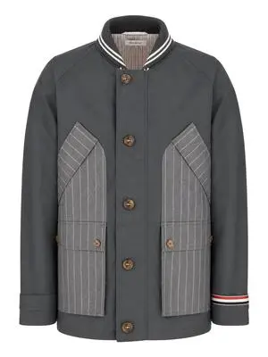 Thom Browne Paneled Bomber Jacket - Multicolor