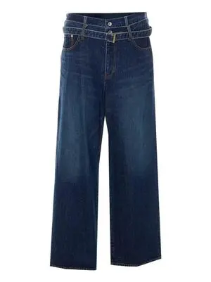 Sacai Denim Pants - Blue