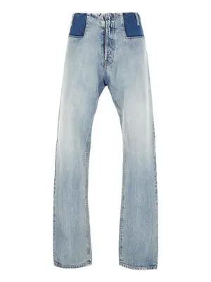 MAISON MARGIELA Straight Leg Jeans - Multicolor