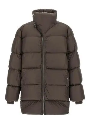 Rick Owens RICK OWENS Quilted Down Jacket Brown