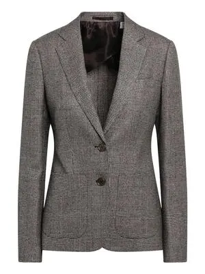 Burberry Prince Of Wales Wool-blend Jacket - Cream